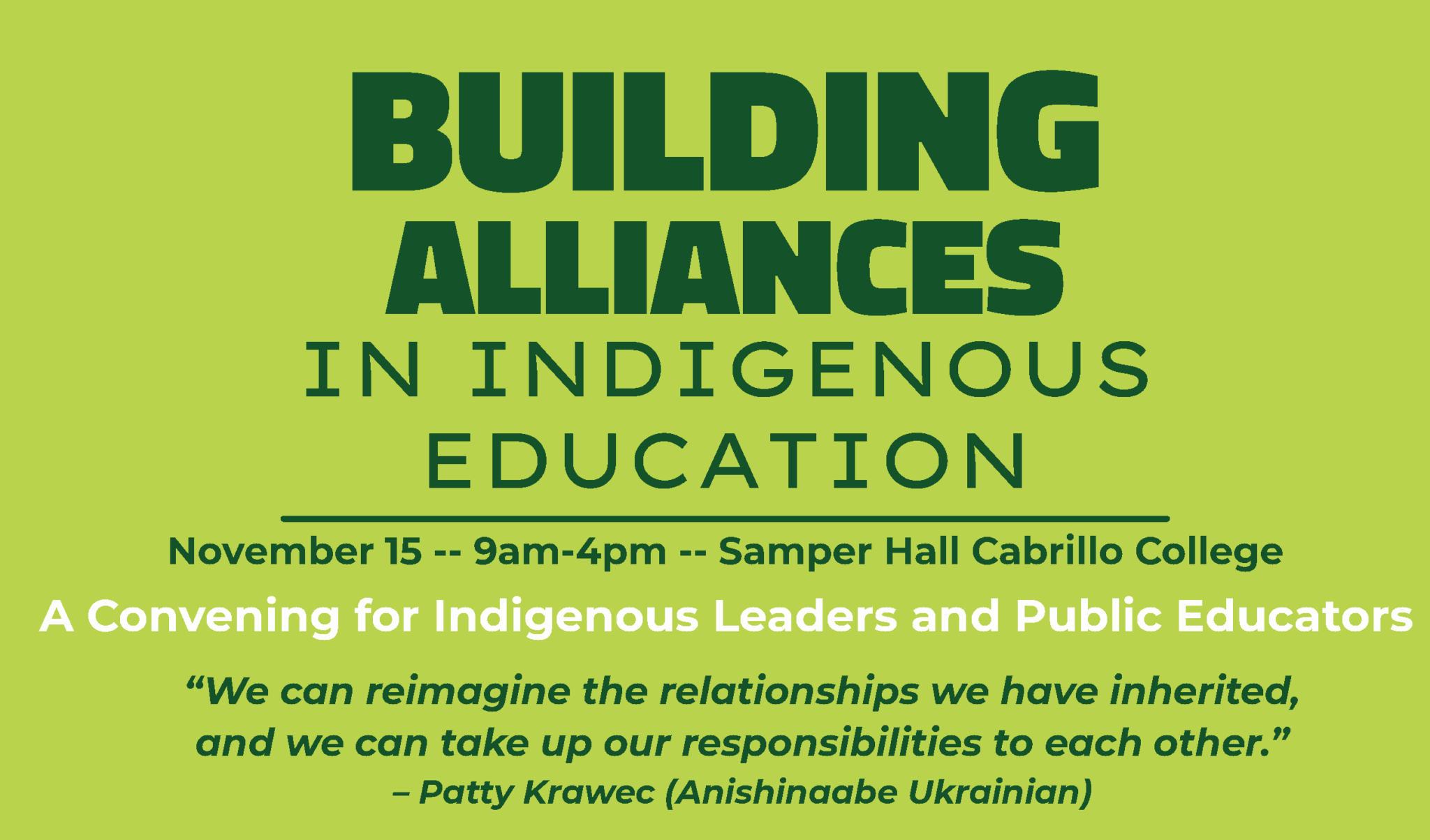 Building Alliances in Indigenous Education - Santa Cruz Museum of ...